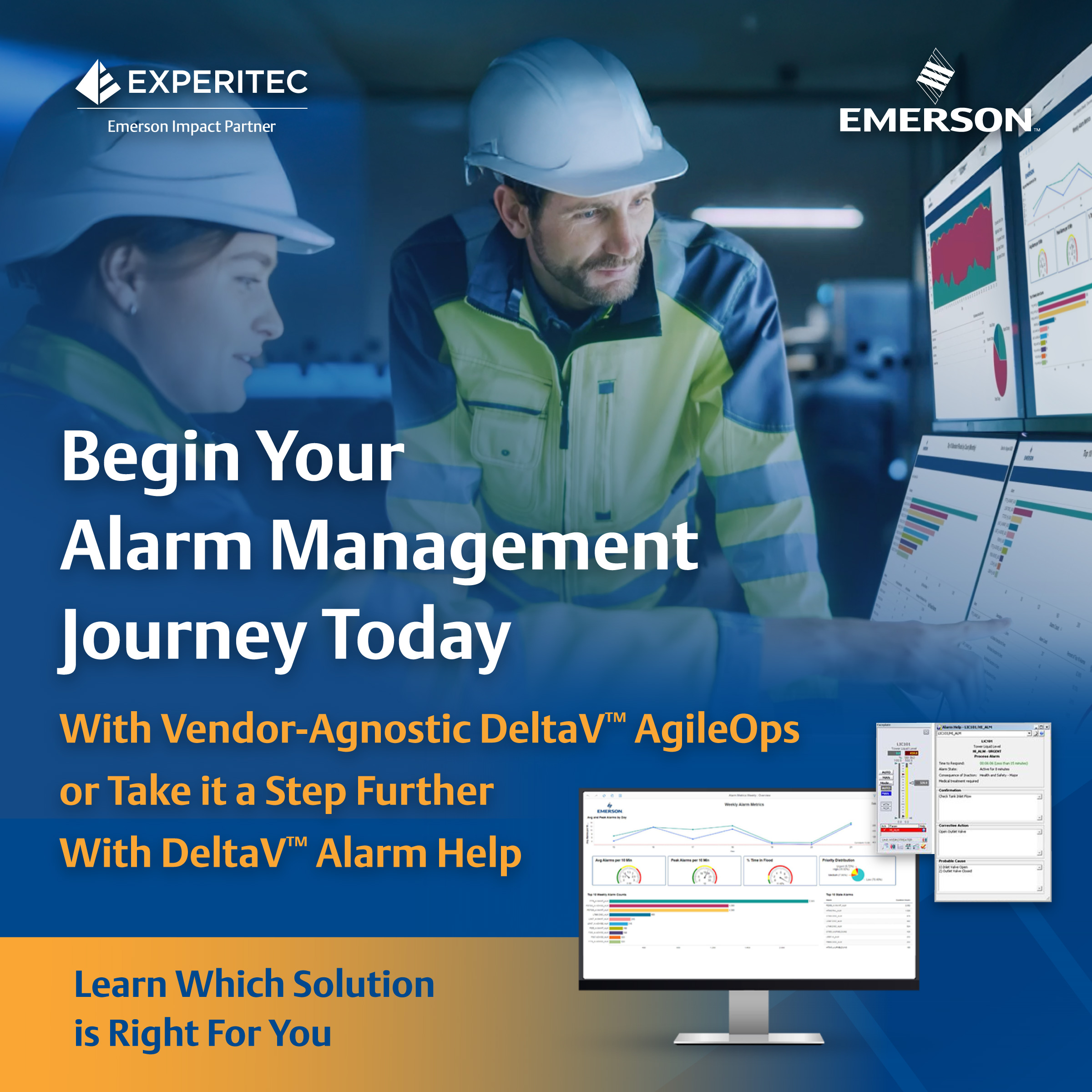Improve Operational Performance With DeltaV™ Alarm Management Solutions